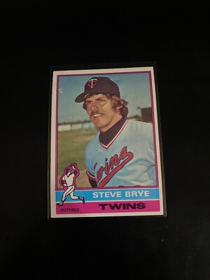 Steve Brye 1976 Topps NRMT-MT Baseball Card Twins 519 PWE | eBay
