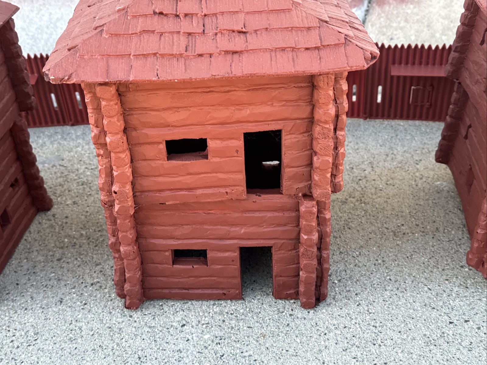 Vintage Marx Conte Barzso House war Buildings Fort Apache Play Set | eBay