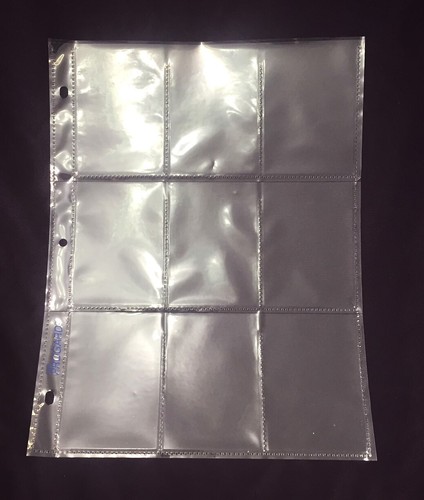 (8) Eight, Encor Corporation Progard 9-Pocket Trading Card 3 Ring ...