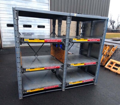Industrial pull-out glide out shelving 46854 | eBay