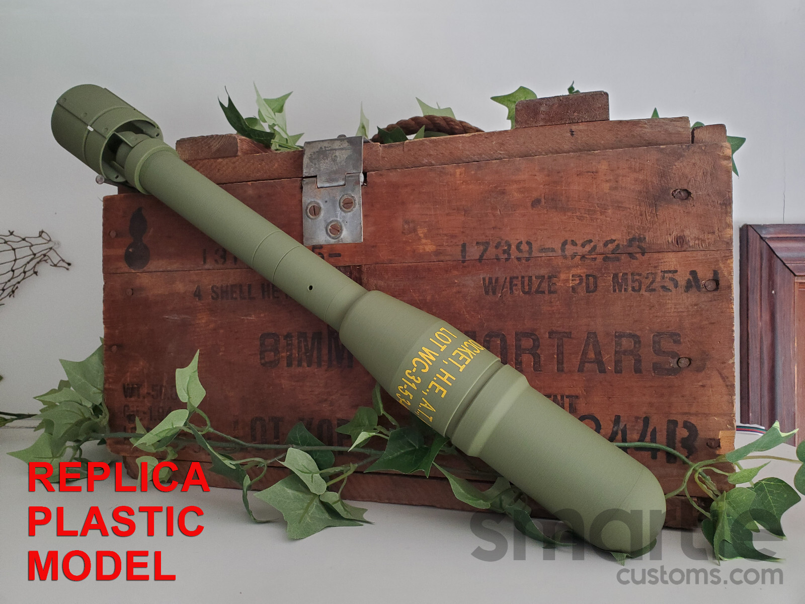 FAKE M6A3 M7A3 2.26" HEAT Bazooka Rocket Round - Plastic Replica | eBay