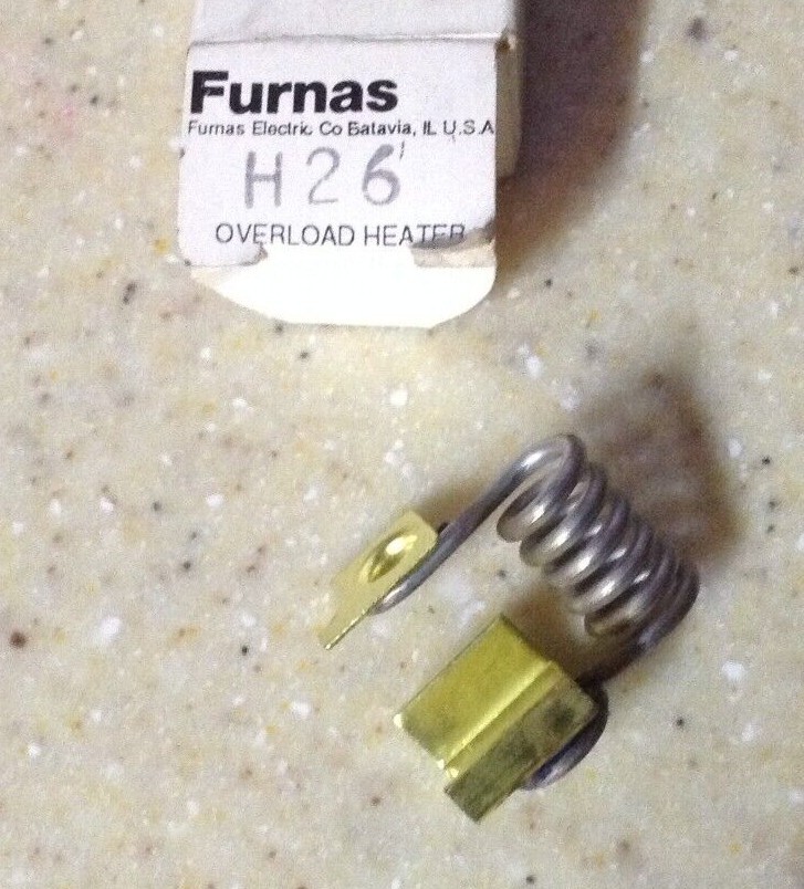 FURNAS ELECTRIC HEATING ELEMENT TYPE H OVERLOAD THERMAL UNIT (MULTIPLE ...