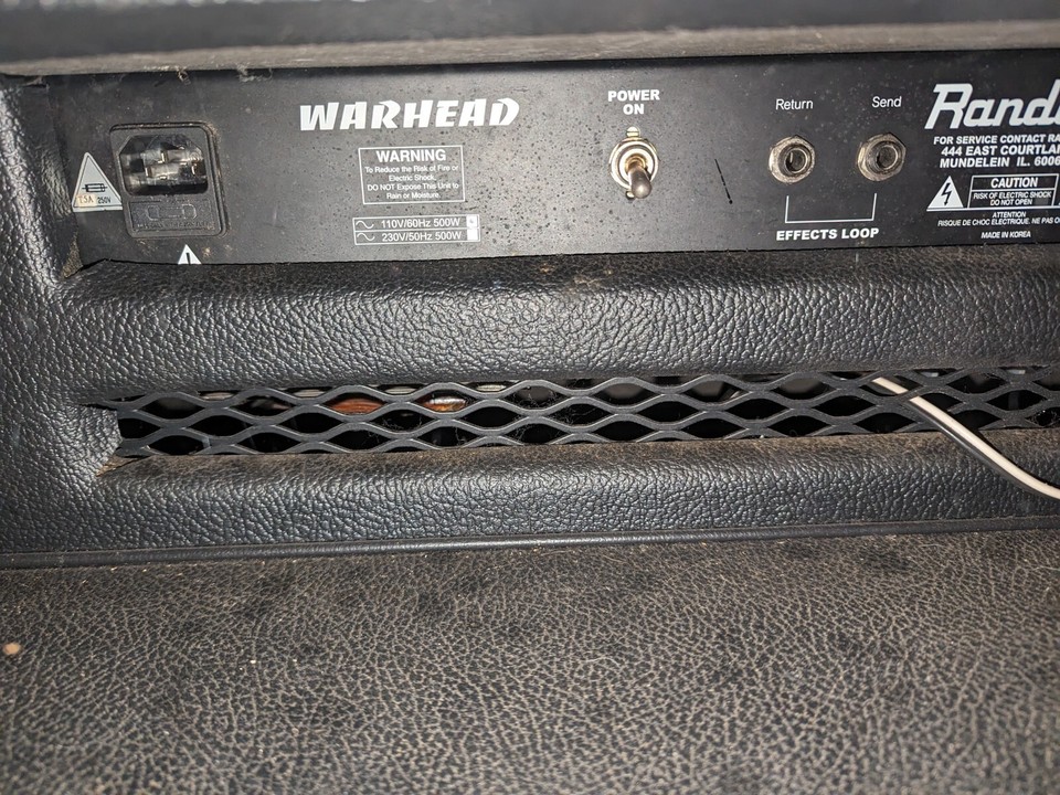 Randall Dimebag Darrell of Pantera Warhead WH150 2x12 Guitar Amp - Rare ...