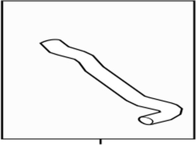 25410D3500 Hyundai Hose assyradiatorlwr 25410D3500, New Genuine OEM ...