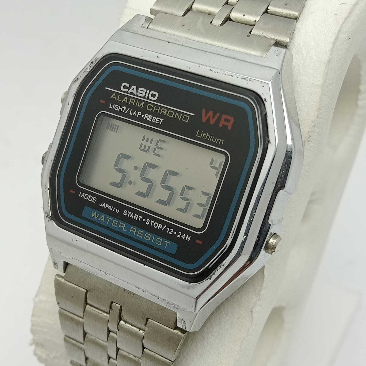 Casio 593 Quartz A159W Alarm Chrono Digital Vintage Men’s Watch | eBay