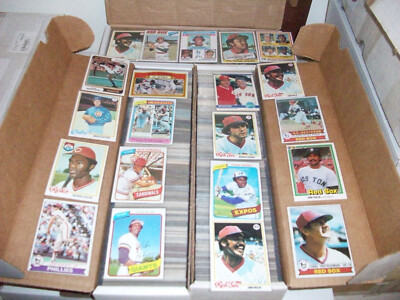 LOT #4 OF 1,920 BASEBALL CARDS FROM 1970'S THRU 1986 HALL OF FAMERS ...