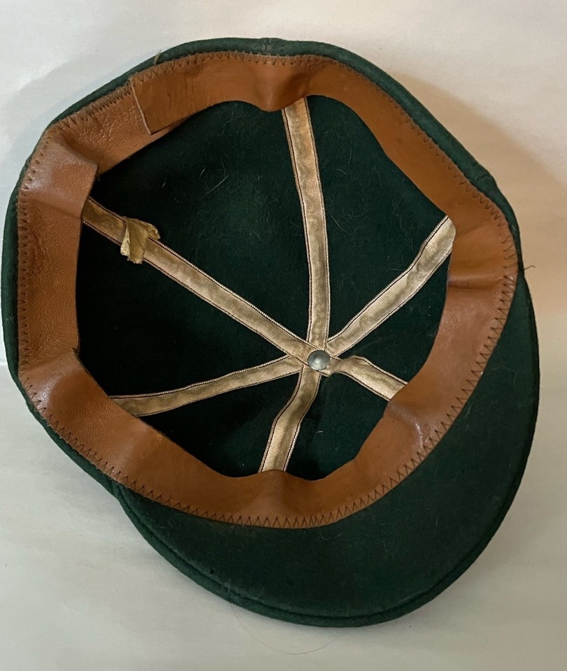 Vintage 1951 Green White Beanie Cap Dartmouth College Memorabilia Wool ...