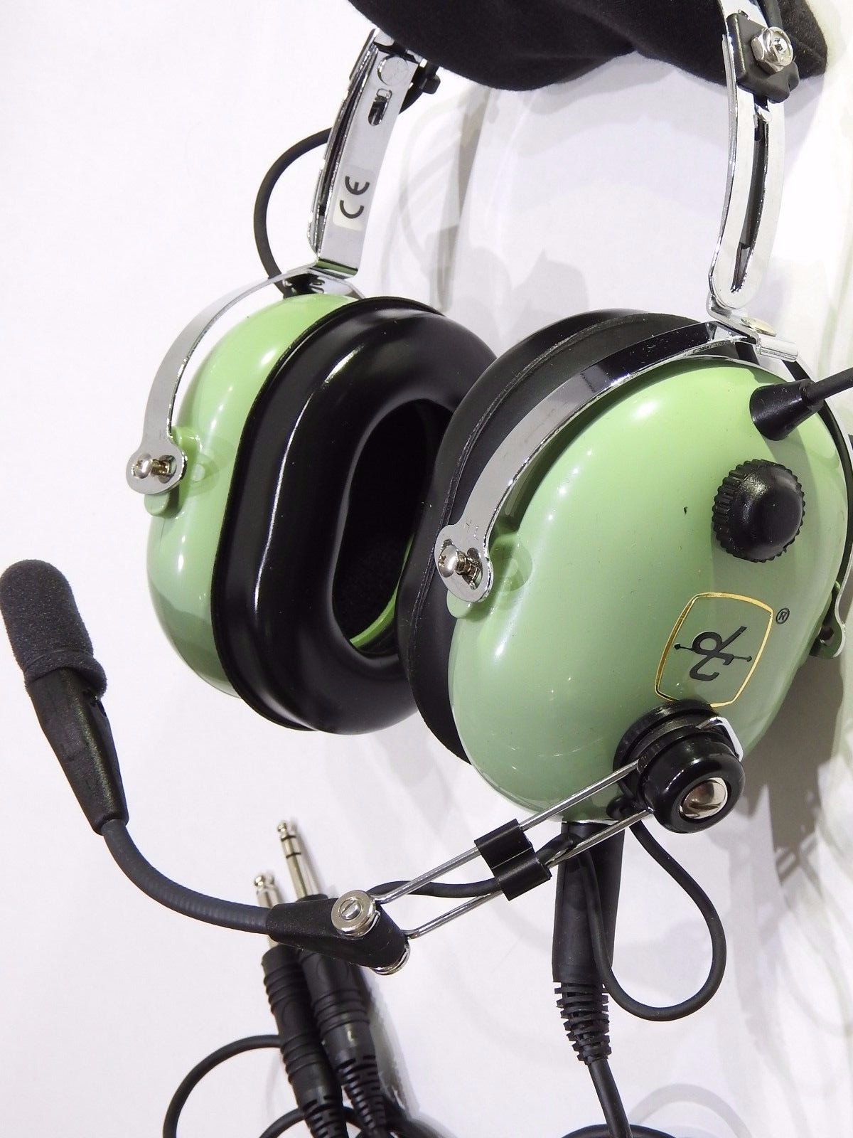 NIB DAVID CLARK H10-60 HEADSET GA/Dual Plugs p/n 40128G-01 AUTHORIZED ...