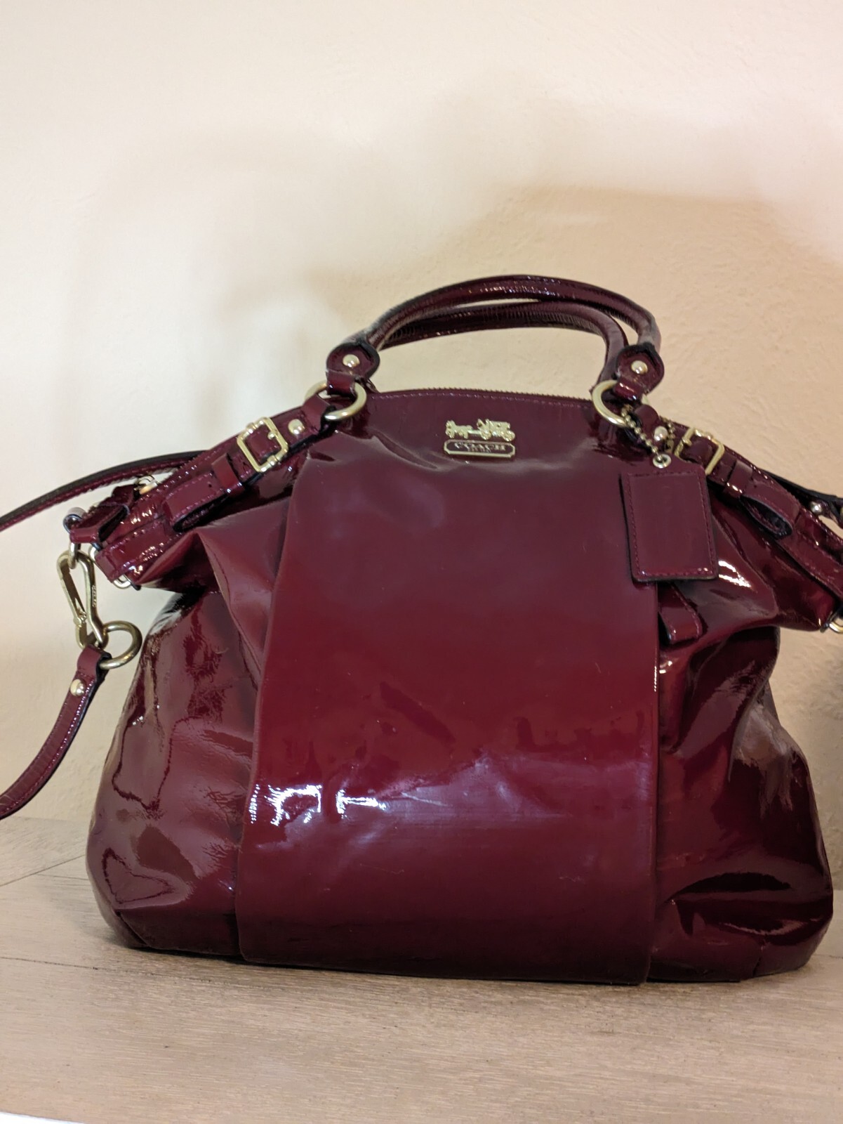 COACH Madison Lindsey Gorgeous Patent Leather Large B… - Gem