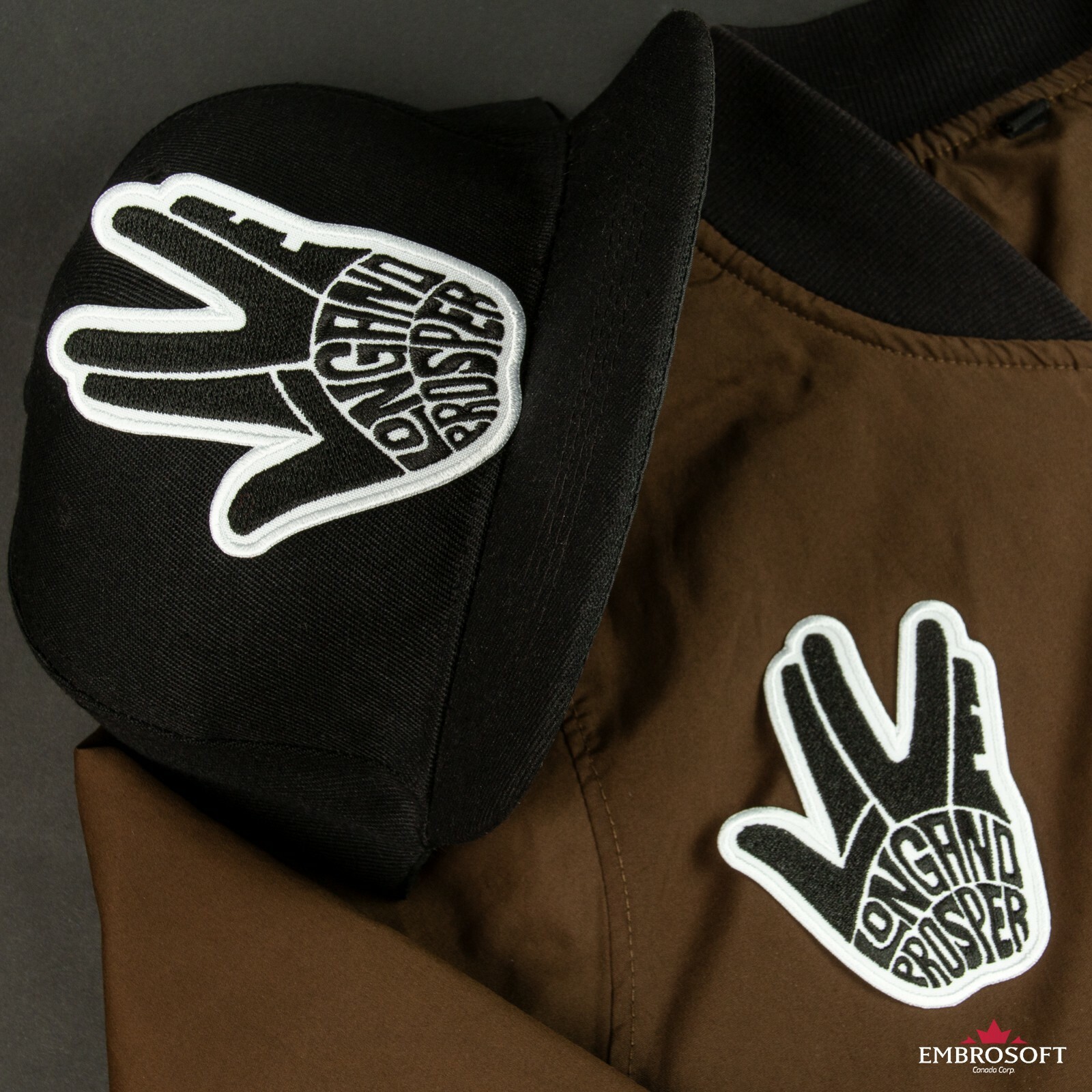 Spock Ok Patch, Embroidered Live long and prosper Emblem, Star Trek ...