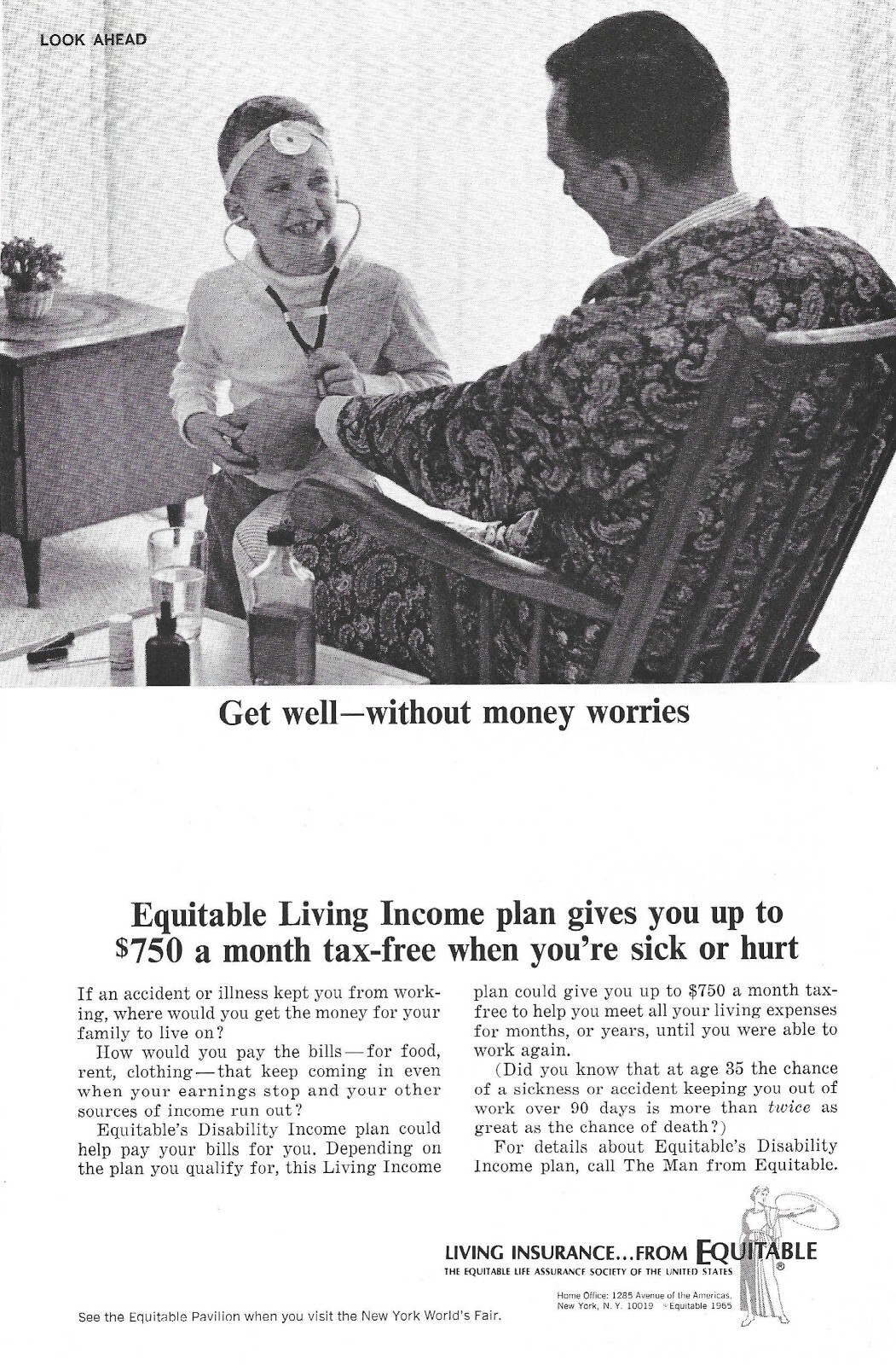 1965 Equitable Life Assurance Society Vintage Print Ad Ephemera | eBay