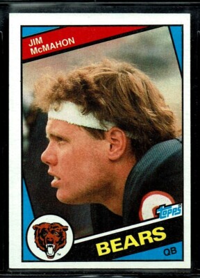 1984 TOPPS FOOTBALL CHICAGO BEARS JIM McMAHON BRIGHAM YOUNG BYU CARD ...