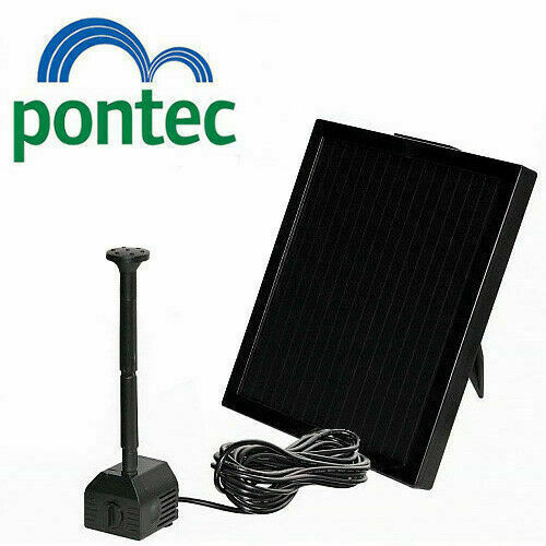 Oase Pontec PondoSolar 150 Solar Powered Pond Fountain Pump Garden ...