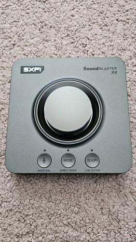 Creative Sound Blaster X4 Gaming USB DAC/AMP with Super X-Fi and 7.1 ...