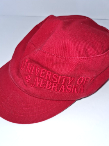 Nebraska Cornhuskers Football RED NE Fabric Slouch Painters Cap Hat | eBay