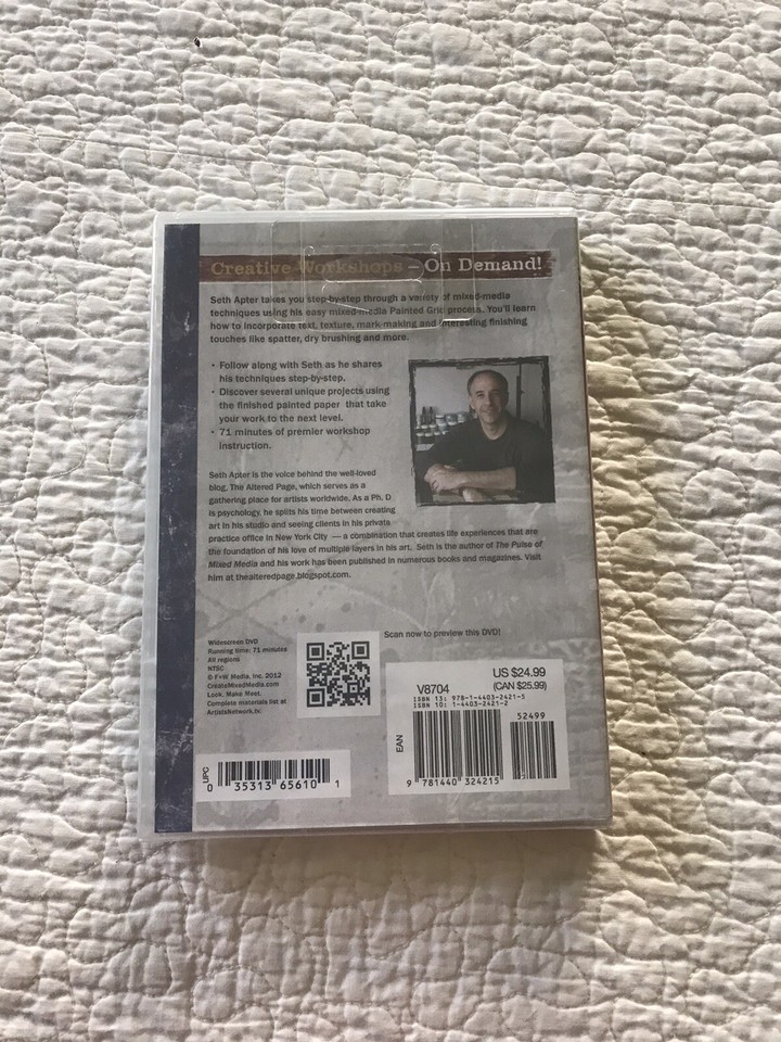Easy Mixed Media Surface Techniques Seth Apter DVD Creative Workshops ...