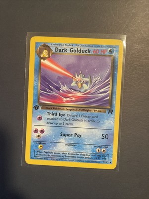 NM Dark Golduck 37/82 1st Edition Team Rocket Pokemon 2000 | eBay