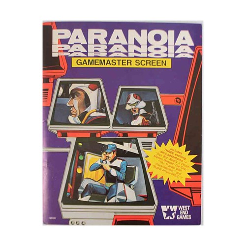 West End Paranoia 1E Gamemaster Screen Bag VG+ | eBay