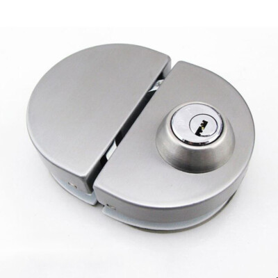12mm Glass Door Lock Durable Stainless Steel Double Bolts Swing Push ...