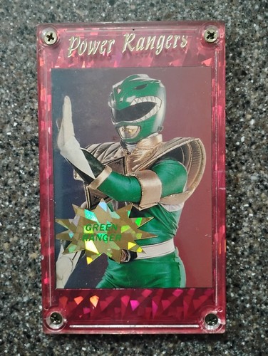 POWER RANGERS GREEN RANGER Rare Power Rangers 1994 Collect-A-Card Gold ...