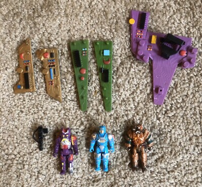 3 Computer Warriors Figures And Parts Mattel 1989 | eBay