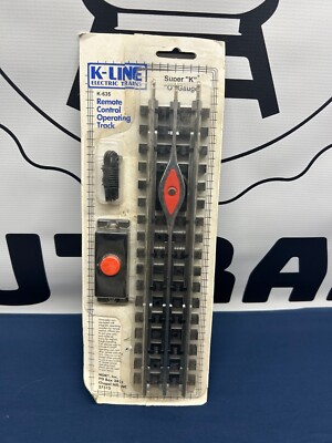 K-line Super K 10” Remote Control Operating Straight Track K-635 | eBay