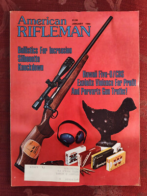 AMERICAN RIFLEMAN NRA Magazine January 1980 Metallic Silhouette ...