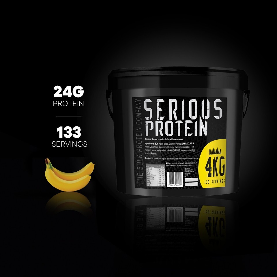 Serious Protein Powder & Milk Protein Blend 4kg Anabolic Matrix Shake ...