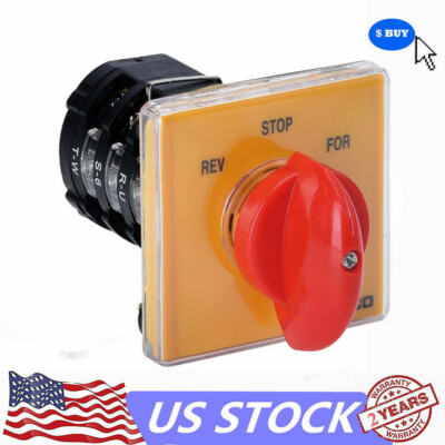 Bridgeport Milling Machine Switch Forward & Reverse 3 Phase Motor Mill ...