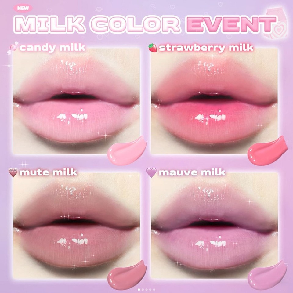 MERRY MONDE Milk Heart Mega Tint 5g Lip & Cheek 4 Colors K-Beauty | eBay