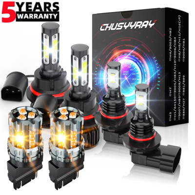 LED Headlight Hi-Lo+Turn signal+Fog Lights Bulbs For Ford Excursion 2000-2004 | eBay