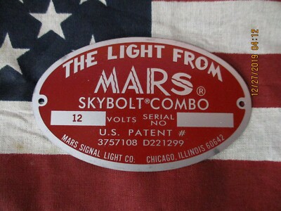 MARS Skybolt Combo Oval Reproduction Replacement Badge | eBay