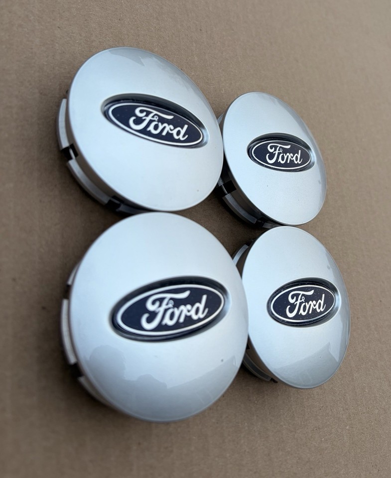 Ford Explorer Silver Chrome Wheel Center Caps 2006-2019 (Hub Logo Cap ...