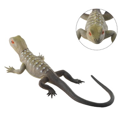 Soft Rubber Lizard Figure Lifelike Reptile Toy for Kids Prop and ...