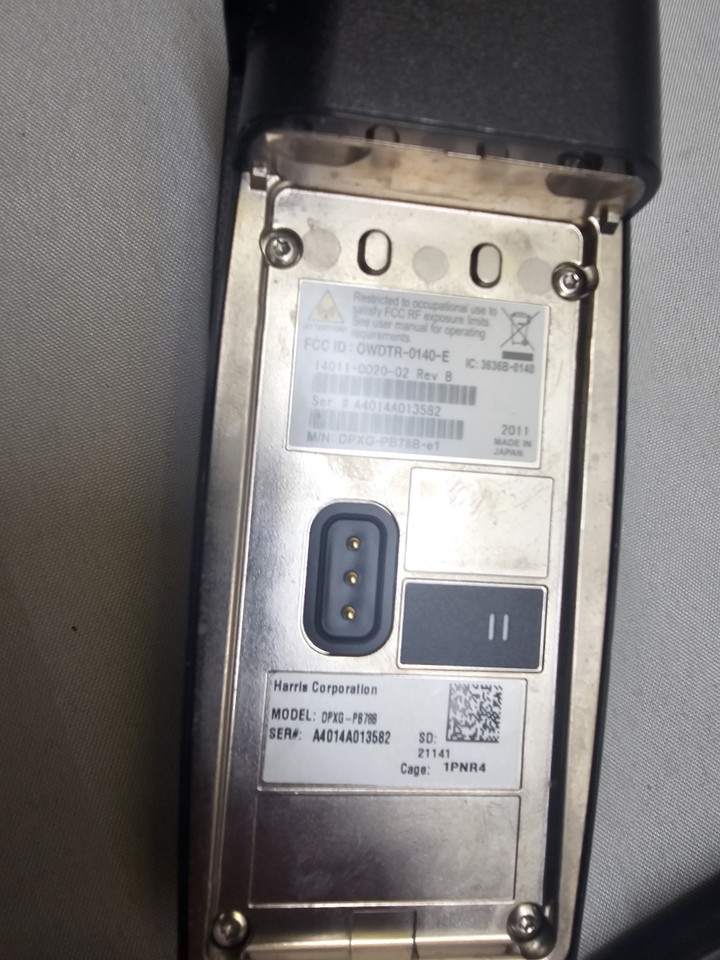 Harris XG-25 DPXG-PB78B 764-870 MHz P25 Trunking Phase II TDMA Two Way ...