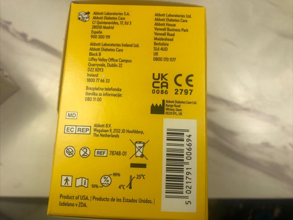 Libre 2 Plus Sensor Diabetes Home Monitoring Kit. EXP: 03/2027. Last 2 ...