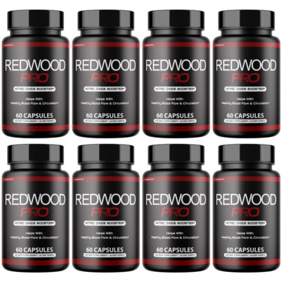 Redwood Pro - Healthy Blood Flow Supplement, Nitric Oxide Booster -8 ...
