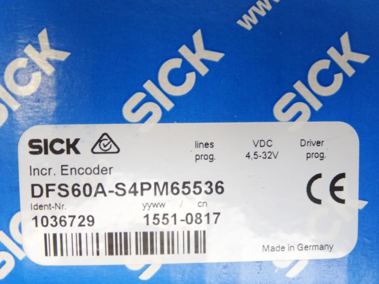 Sick Inkremental-Encoder DFS60A-S4PM65536 1036729 / Neu OVP | eBay