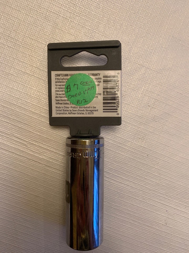 Craftsman deep socket 17 mm 3/8 inch drive. New. | eBay