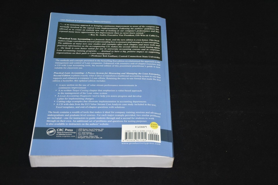 Practical Lean Accounting: A Proven System for Measuring and Managing ...