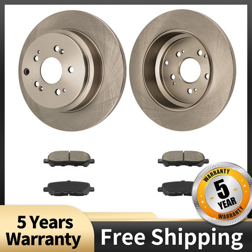 Rear Disc Brake Rotors Brake Pads For Honda Odyssey Pilot Acura MDX ZDX ...