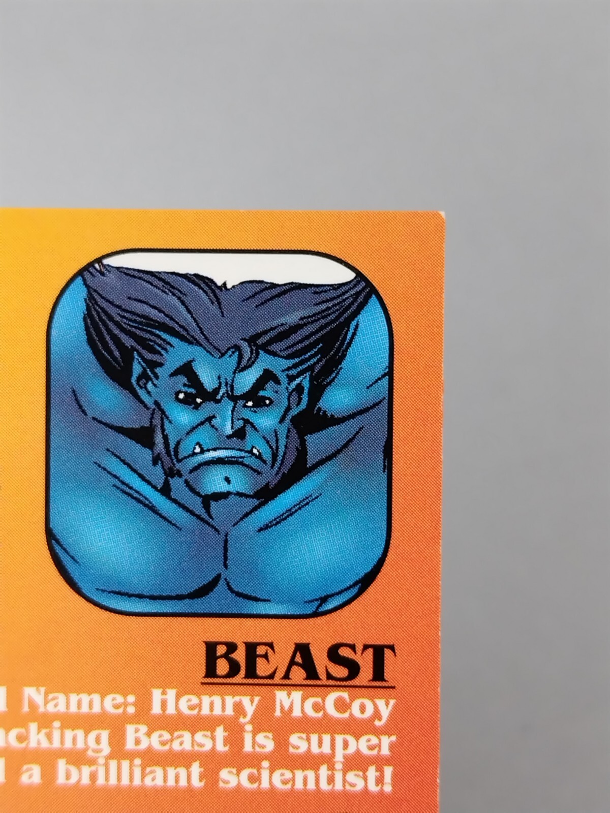 BEAST X-MEN Card 1997 TCG Skybox Marvel Characters Vintage #2 From ...