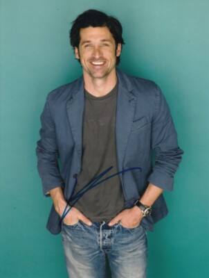 PATRICK DEMPSEY signed Autogramm 20x25cm GREYS ANATOMY in Person ...