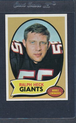 1970 Topps #127 Ralph Heck Giants EX/MT *7931 | eBay