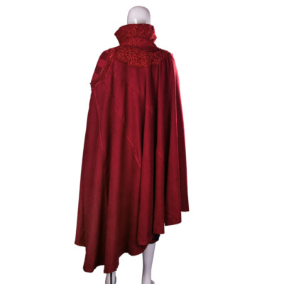 Movie Doctor Strange Cloak Robe Cosplay Costume Dr. Steve Red Cloak ...