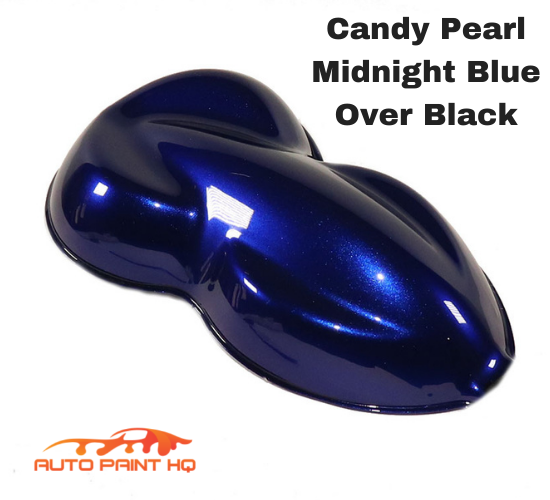 Metallic Midnight Blue Car Paint
