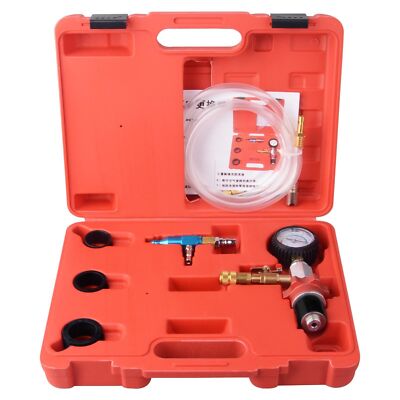 Vacuum Purge Radiator Coolant Refill Tool Kit，Antifreeze Change Filler ...
