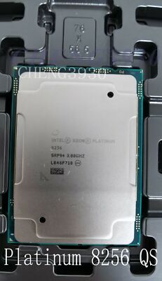 Intel Xeon Platinum 8256 QS 3.8ghz 4-core 8-thread 16.5mb lga3647 CPU ...