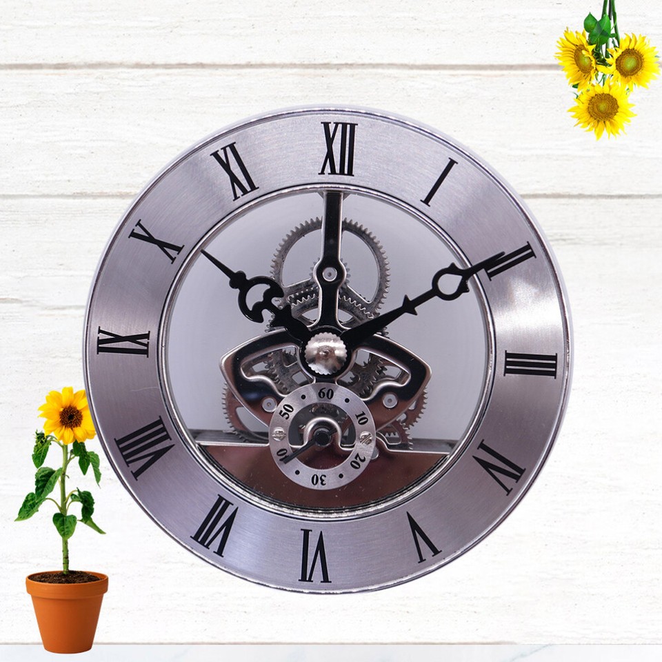 Round Gear Clock Large Wall Clocks Round Gear Wall Clock Antique Gear ...