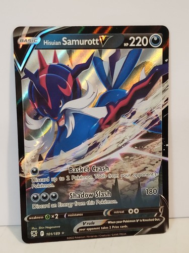Hisuian Samurott V 101/189 Astral Radiance Pokemon TCG | eBay